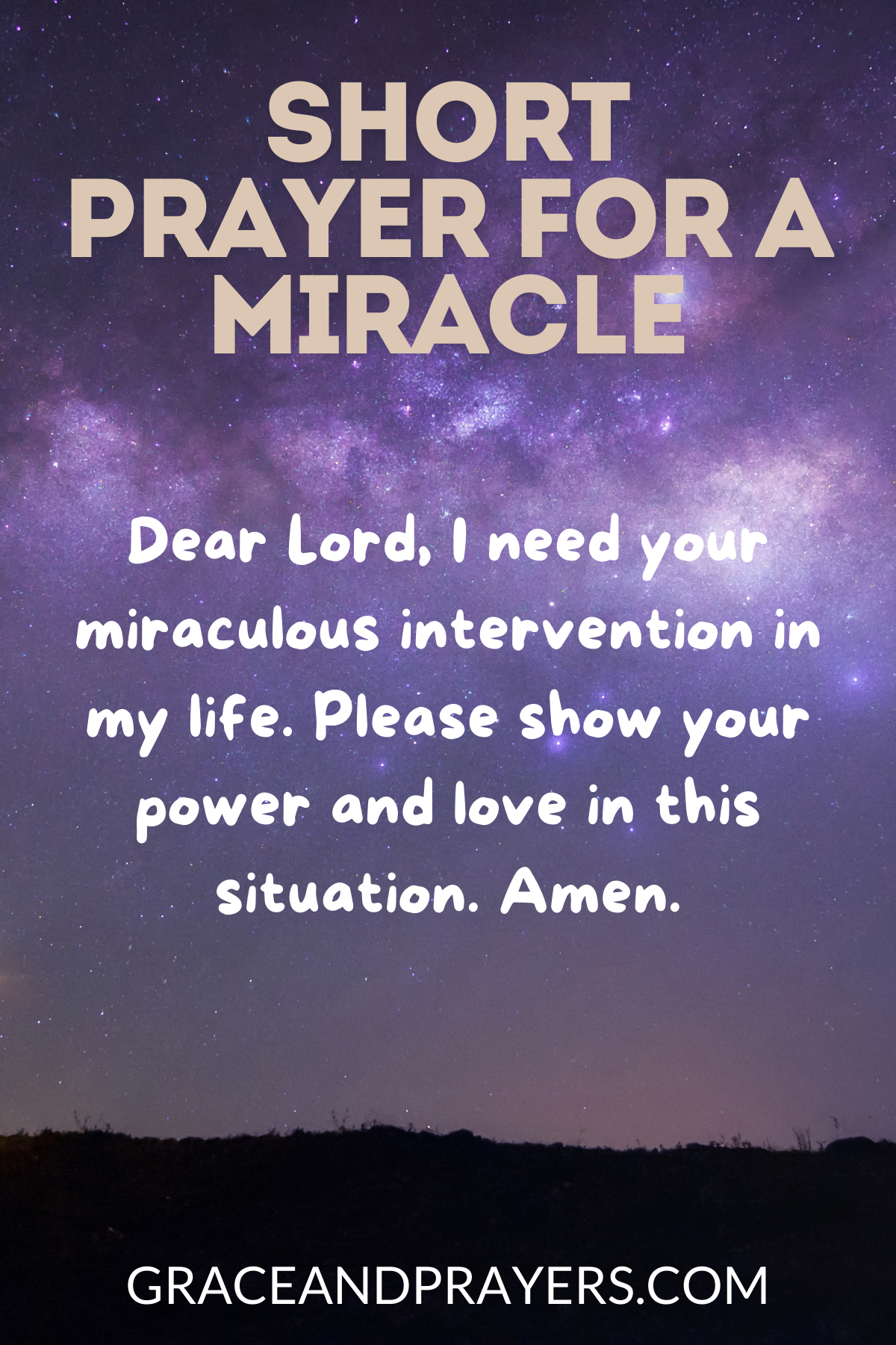 8 Hopeful Prayers For A Miracle To Happen - Grace and Prayers