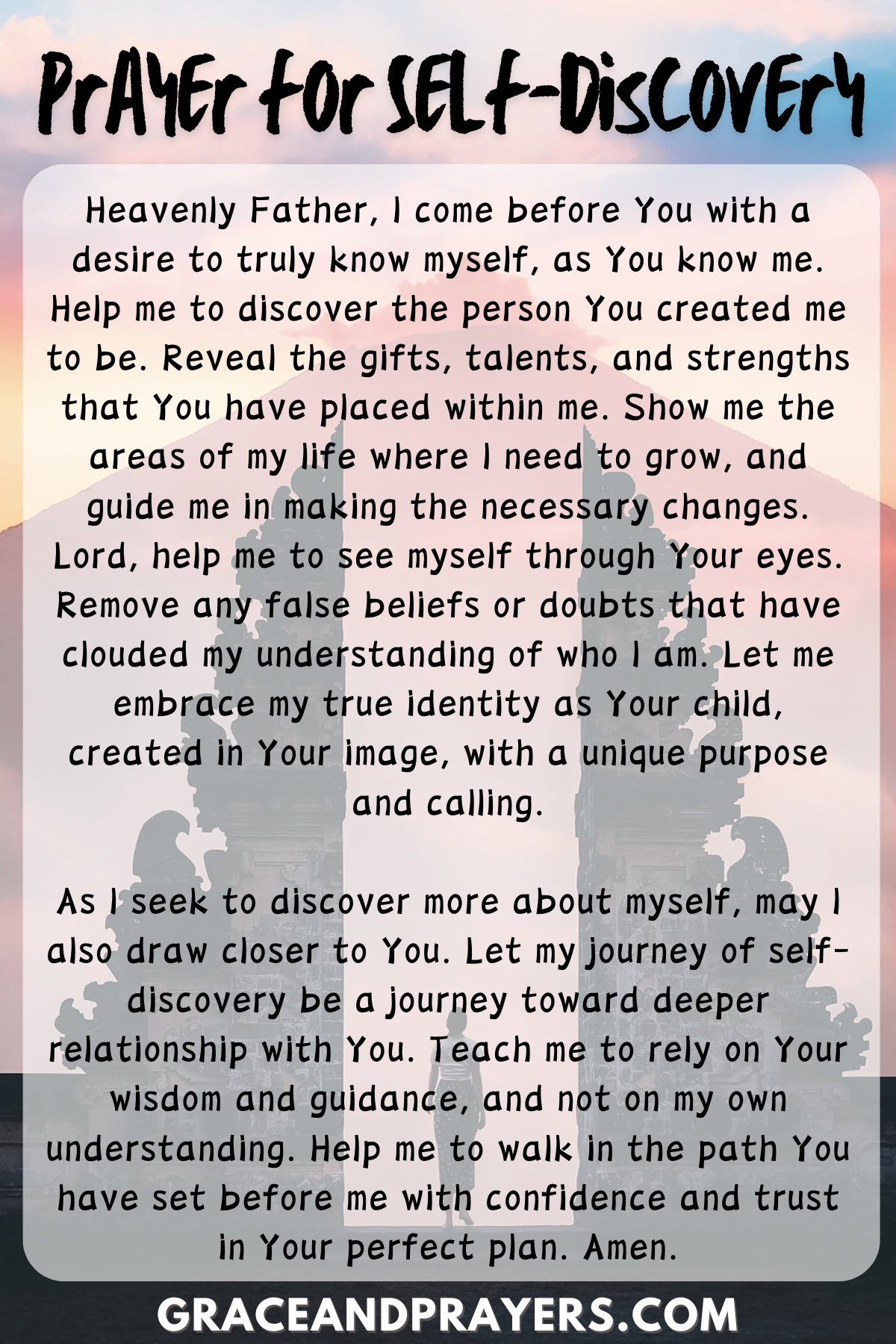 13 Meaningful Prayers For Personal Growth - Grace and Prayers