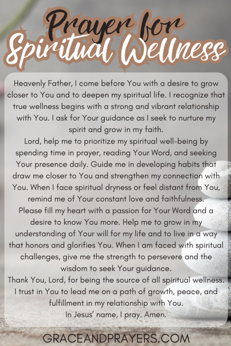 10 Holistic Prayers For Complete Wellness - Grace and Prayers