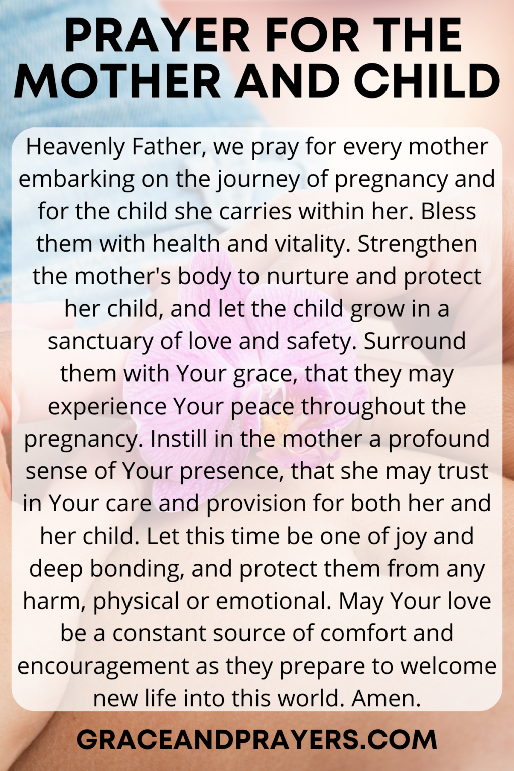 12 Hopeful Prayers For Fertility and Conception - Grace and Prayers