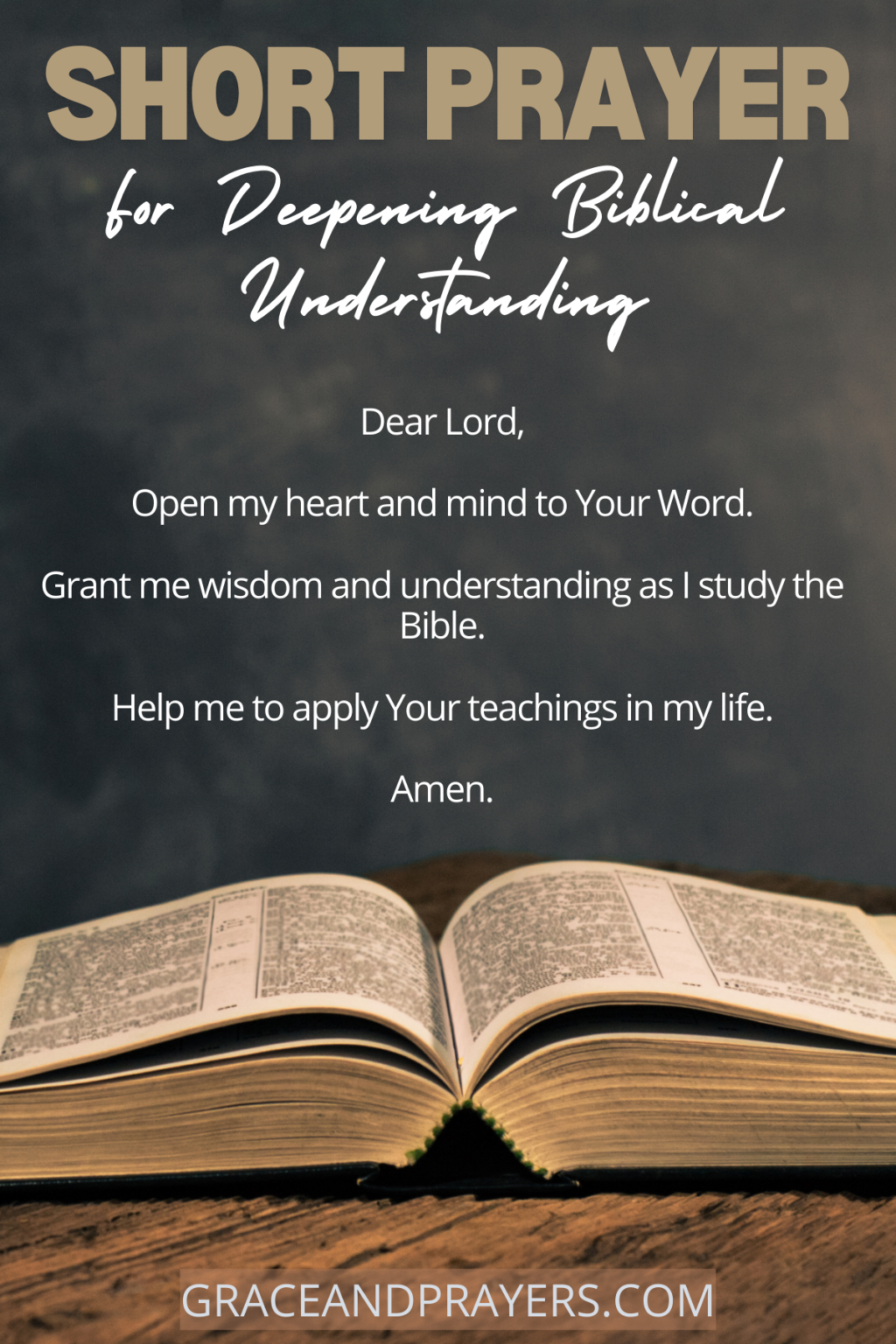 11 Illuminating Prayers For Deepening Biblical Understanding - Grace ...
