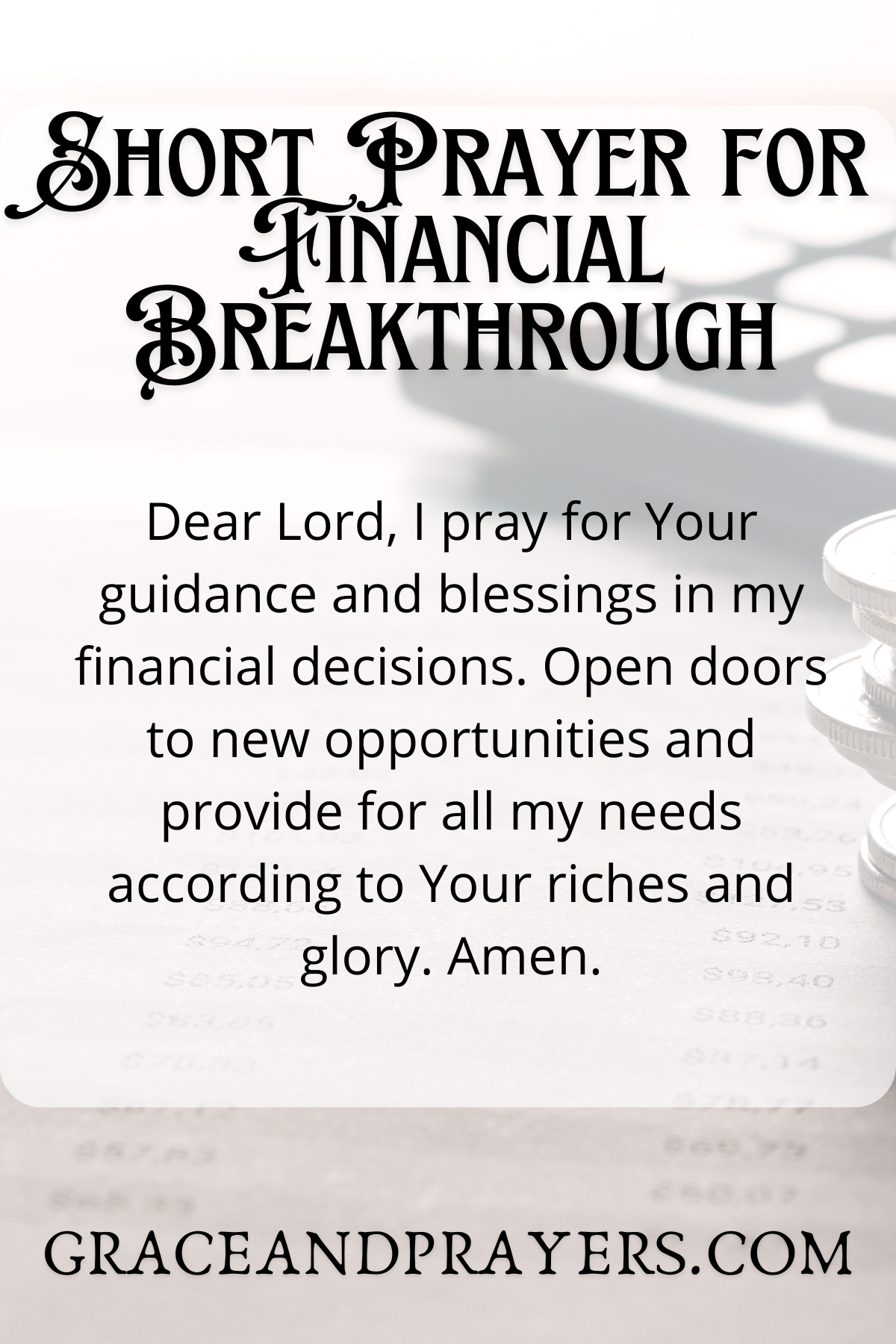 15 Powerful Prayers For Abundant and Lasting Financial Breakthrough ...