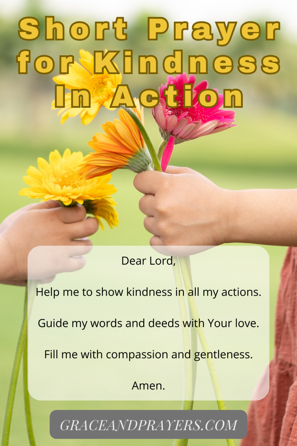 14 Heartfelt Prayers For Kindness In Action - Grace and Prayers