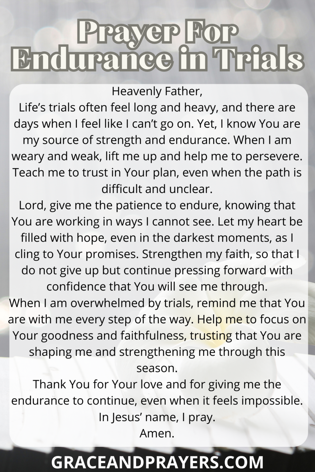 11 Uplifting Prayers For Strength and Courage In Difficult Moments ...