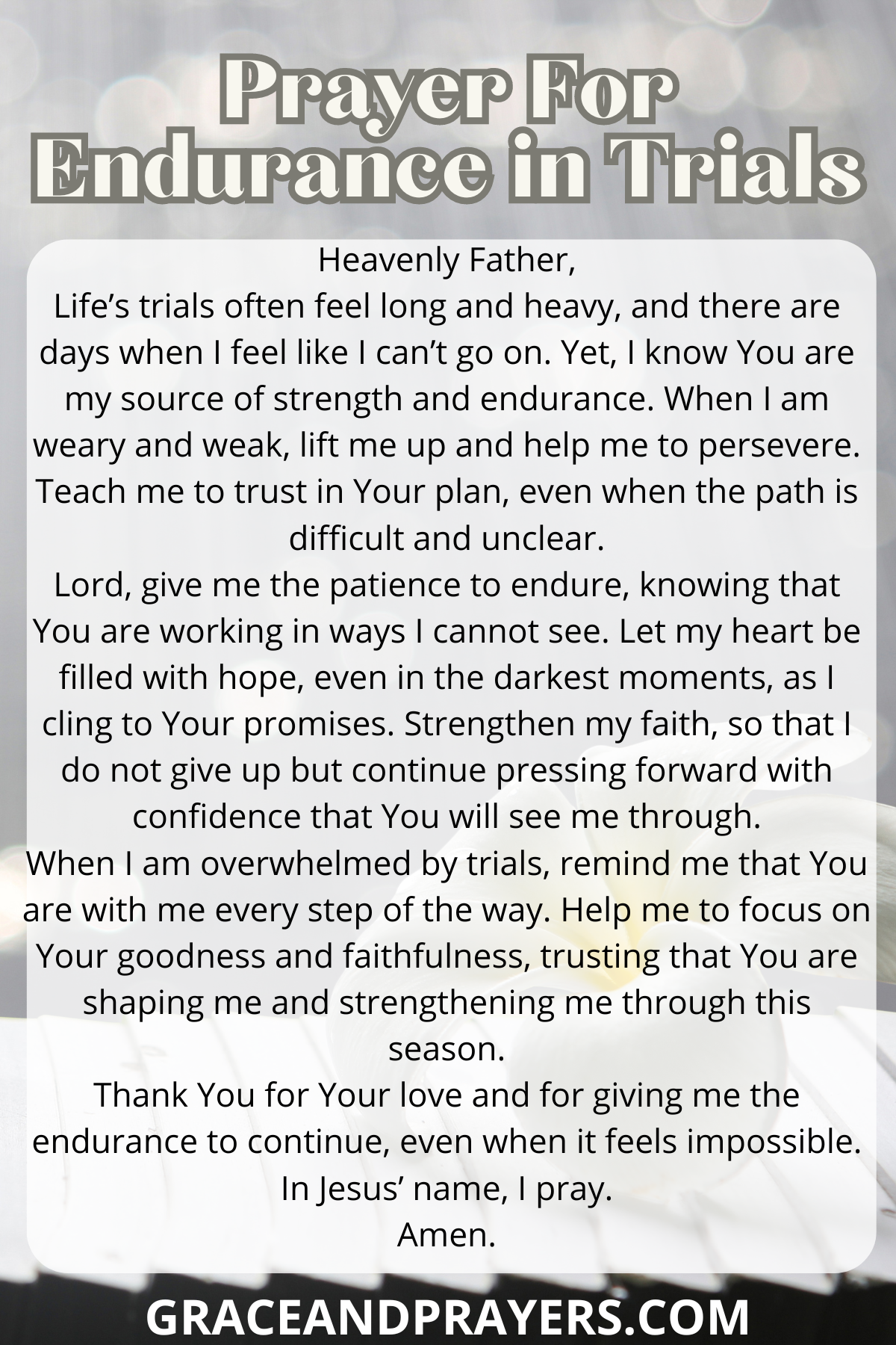 11 Uplifting Prayers For Strength and Courage In Difficult Moments ...