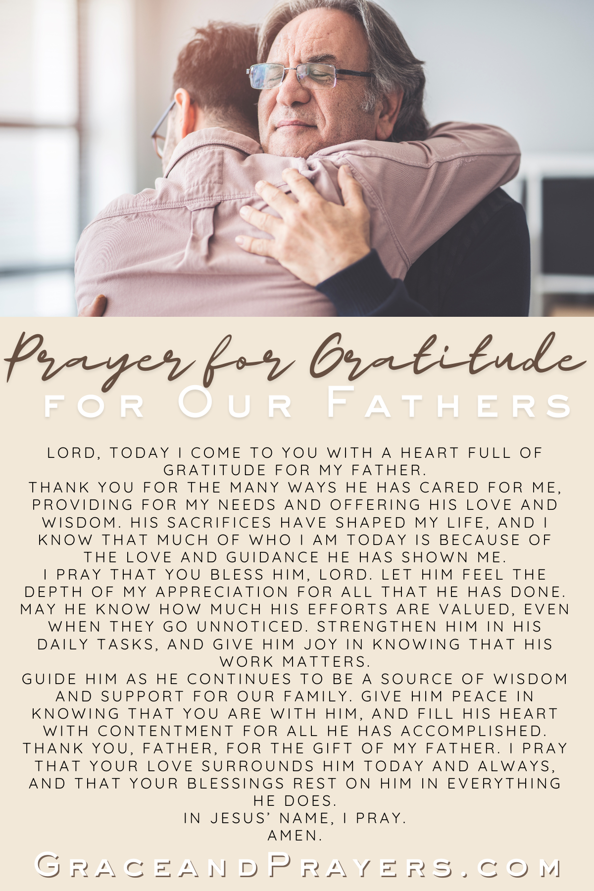 9 Loving Prayers For Our Devoted Fathers - Grace and Prayers