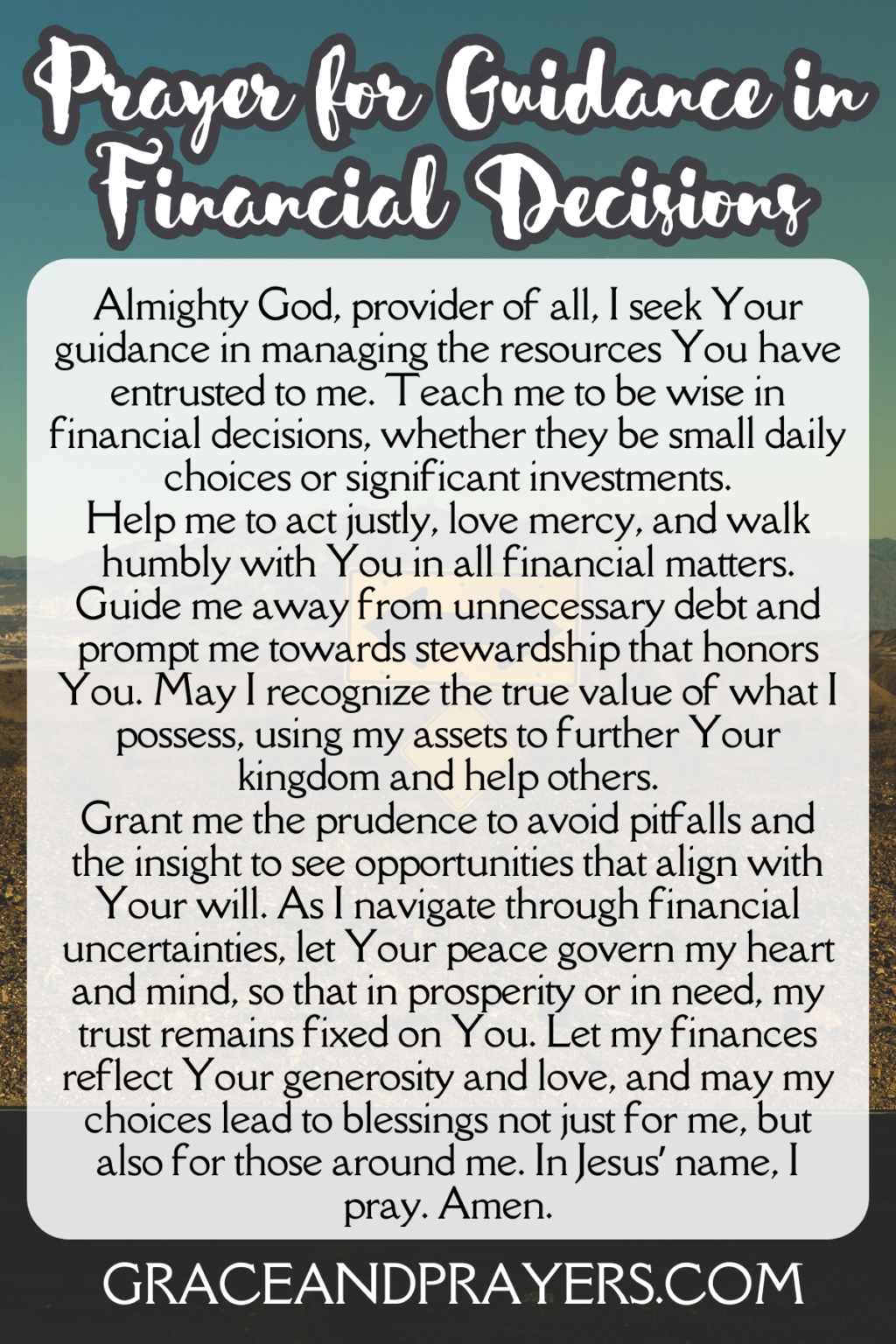 7 Prayers For Decision-Making - Grace and Prayers