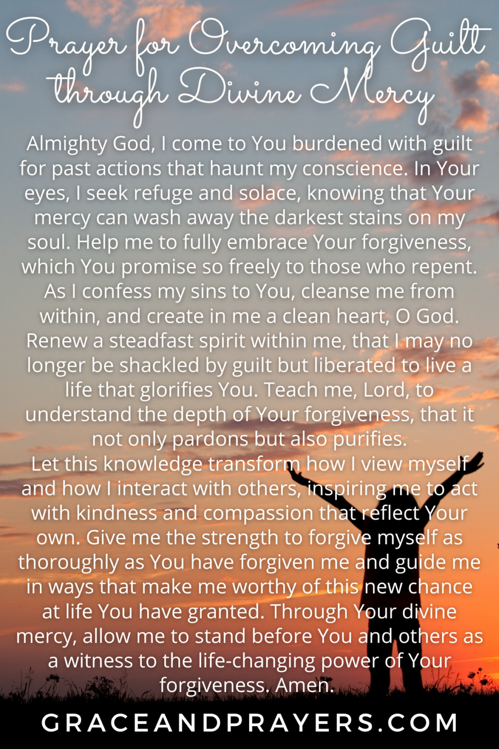 4 Prayers and Bible Verses About Forgiveness From God - Grace and Prayers