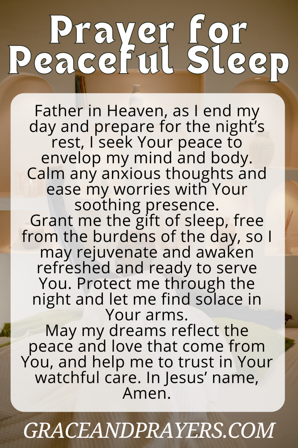 9 Prayers For Calm Mind - Grace and Prayers