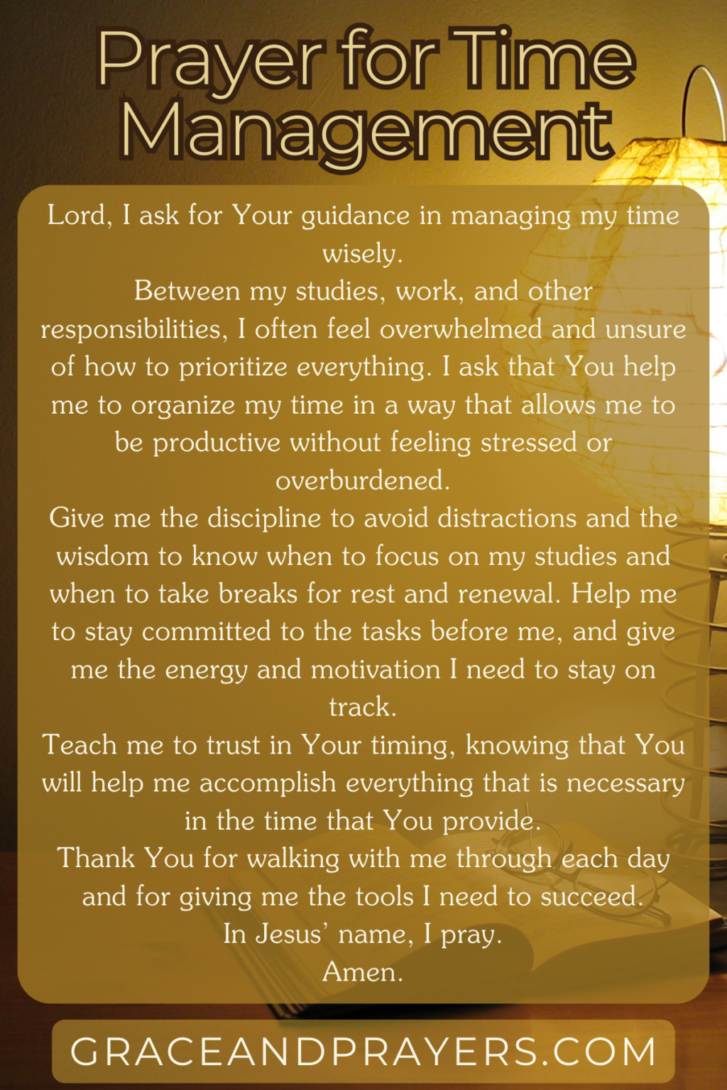10 Prayers For Success In Studies - Grace and Prayers