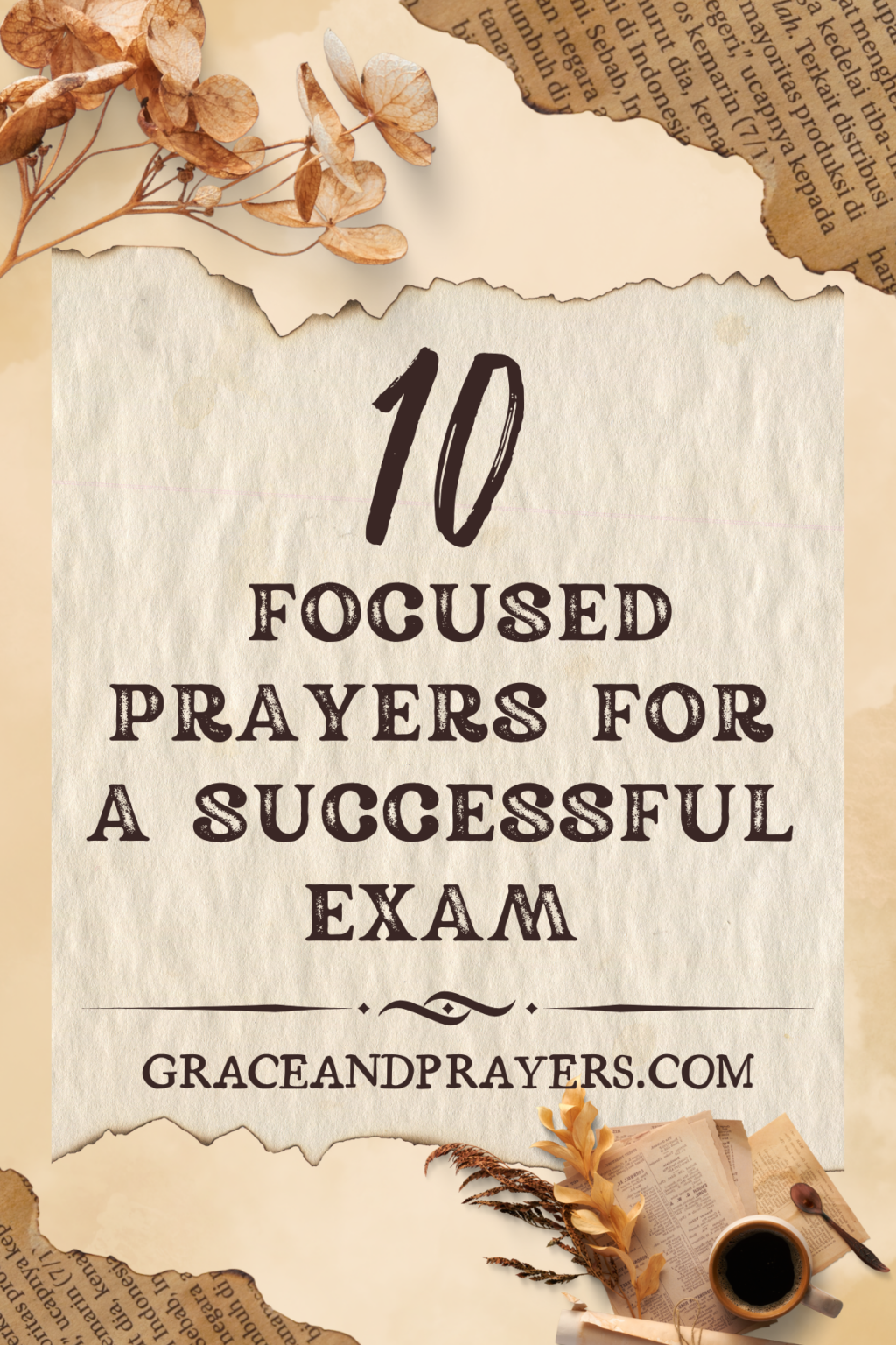 10 Focused Prayers For A Successful Exam - Grace and Prayers