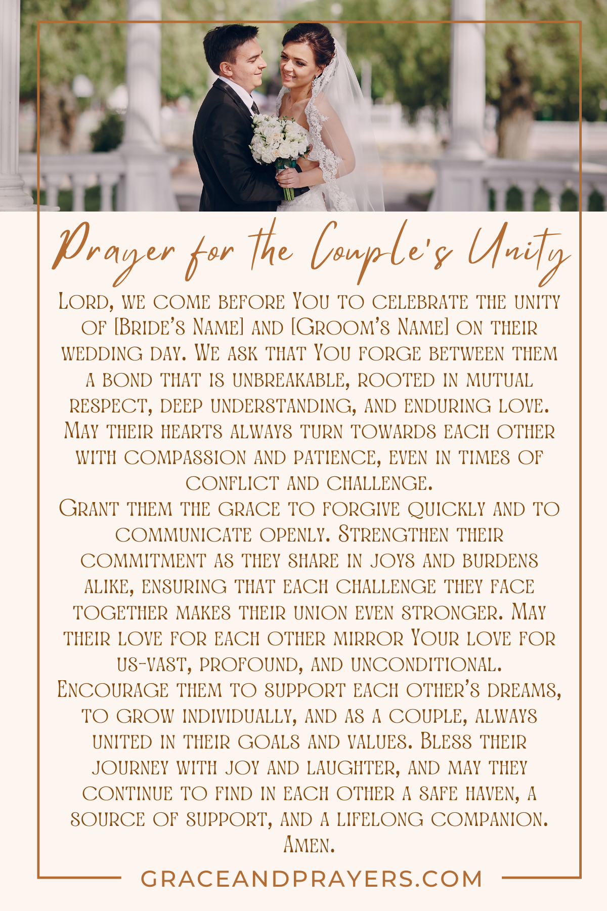 8 Inspiring Prayers For A Memorable Wedding Day - Grace and Prayers