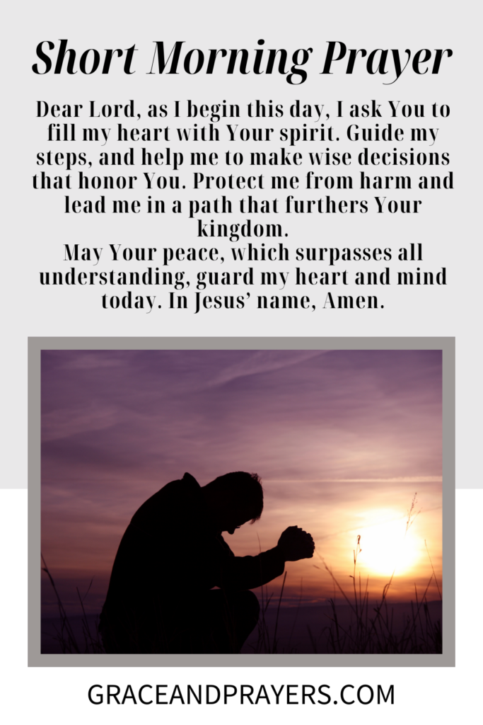8 Powerful Prayers To Begin The Day - Grace and Prayers