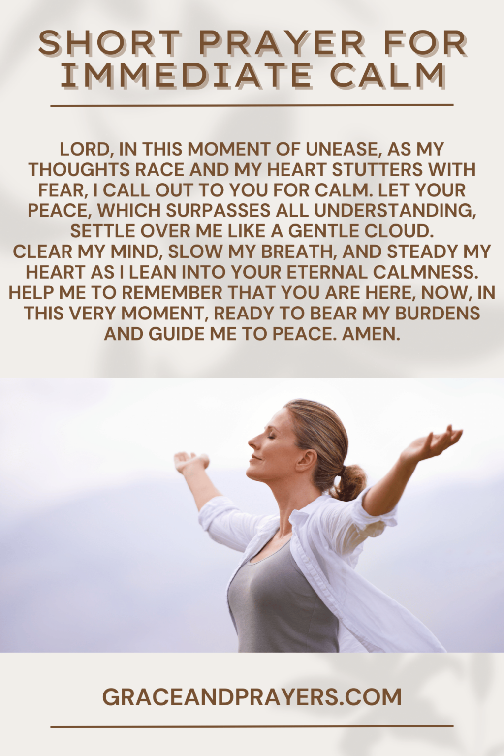 8 Peaceful Prayers During Panic Attacks - Grace and Prayers