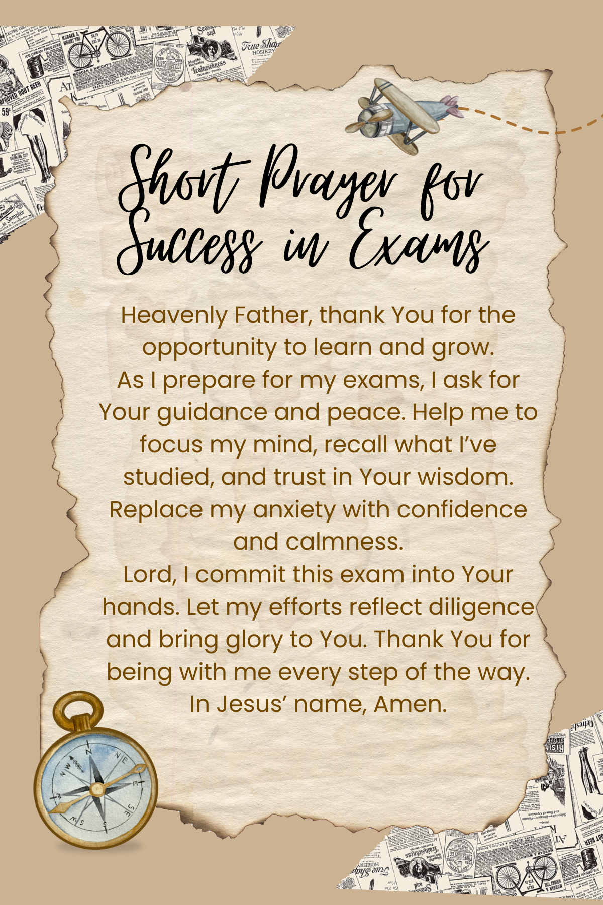 10 Focused Prayers For A Successful Exam - Grace and Prayers