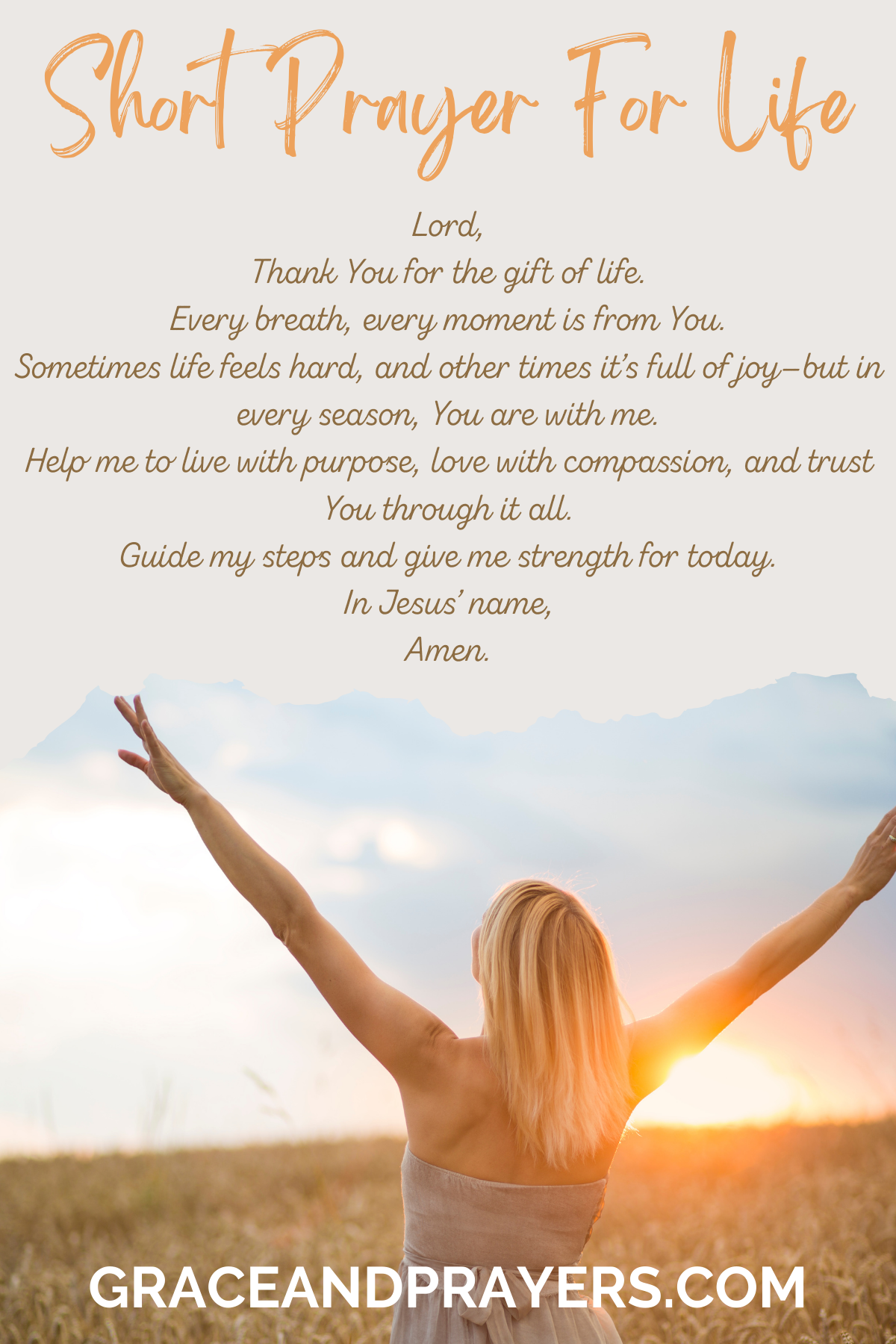 10 Grateful Prayers For Life - Grace and Prayers