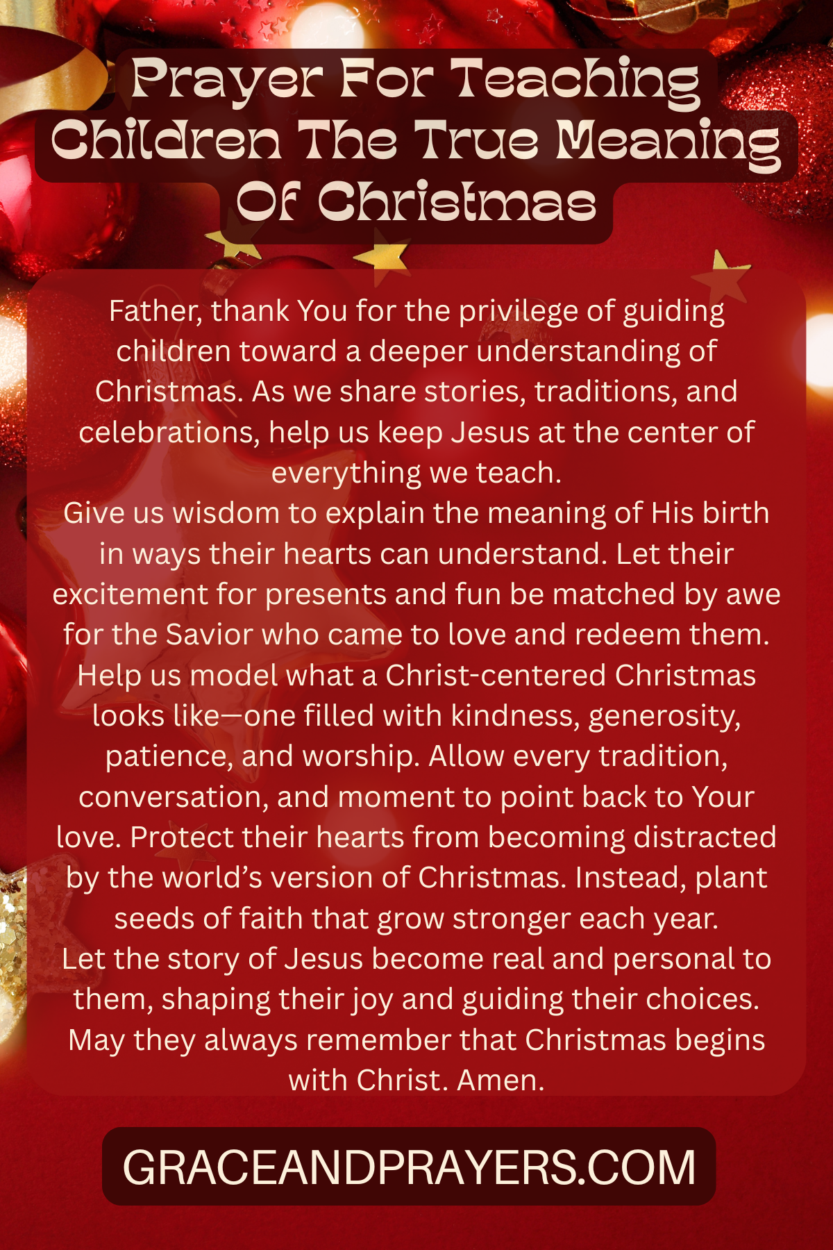 9 Prayers For Hearts That Remember The True Meaning Of Christmas ...